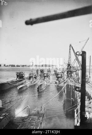 German U-boats Surrender at Lisahally, Near Londonderry, Northern ...