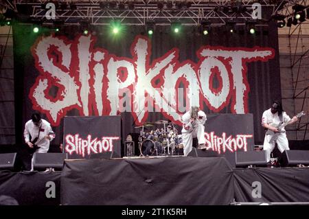 Monza Italy 2000-06-11: Corey Taylor singer of the Slipknot group ...