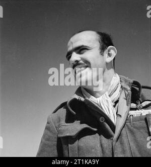 Flying Officer L C Wade of No. 33 Squadron RAF, awarded the ...