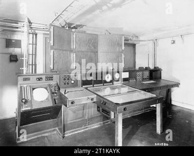 Map Room in the Cabinet war rooms bunker, London; England. The War ...