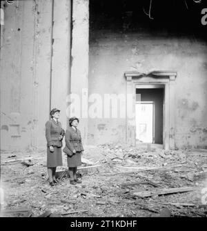 An air view of the Reich Chancellery in Berlin on July 10, 1945 ...