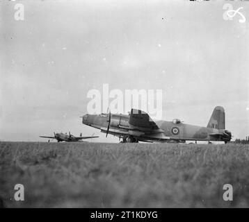 Royal Air Force Vickers Warwick GR Mk.V PN698, the second Warwick GR Mk.V, showing the Leigh ...