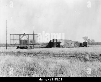 GCI (Ground Control of Interception) radar installation at RAF Sopley ...