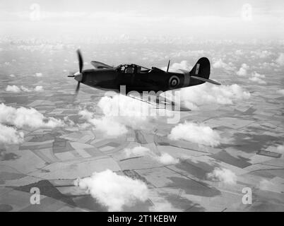 Bell Airacobra Mk I of No. 601 Squadron RAF based at Duxford ...