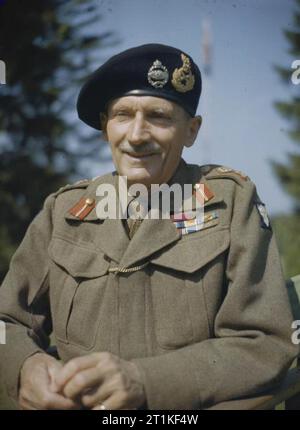 Portrait of the Eighth Army Commander, General Sir Bernard Montgomery ...