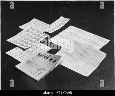 Ration Book Issued by Ministry of Food England UK Stock Photo - Alamy