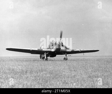 Hawker Hurricane Mk Is of No. 85 Squadron RAF, October 1940. Hawker ...