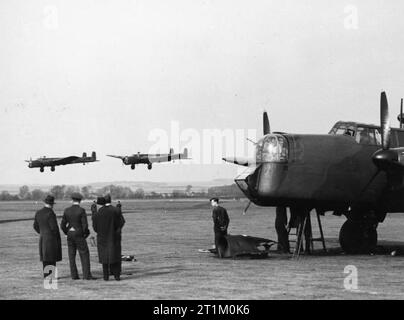 RAF Bomber Command 1940 Armstrong Whitworth Whitleys of No. 102 ...