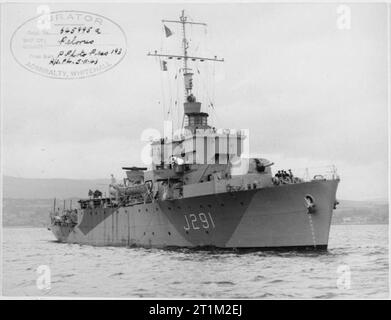 British Algerine class minesweeper HMS Acute Stock Photo - Alamy