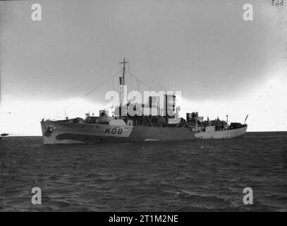 British Flower class corvette HMS Jonquil (K68 Stock Photo - Alamy
