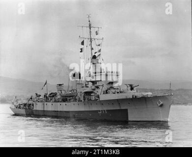 British minesweeper HMS Bramble Stock Photo - Alamy