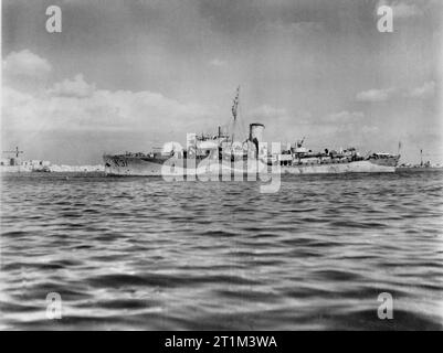 British Flower class corvette HMS Jonquil (K68 Stock Photo - Alamy