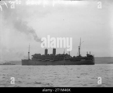HMS Viceroy of India is underway in the Clyde, performing Royal Navy ...