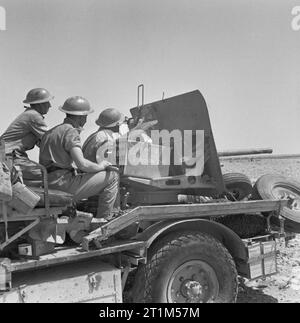 A lorry mounted anti-tank gun in the Western Desert being manned by New ...