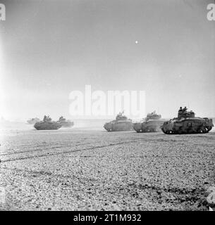 Sherman tanks of 9th Queen's Royal Lancers during the Battle of El ...