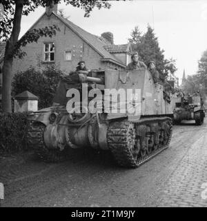 25-pdr self-propelled Sexton artillery gun of the 1st Polish Armoured ...