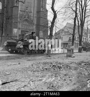 A Sherman tank of 8th Armoured Brigade in Kevelaer, Germany, 4 March ...