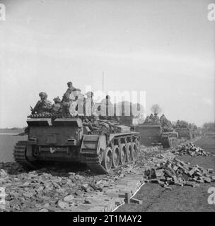 Comet tanks of the 2nd Fife and Forfar Yeomanry, 11th Armoured Division ...