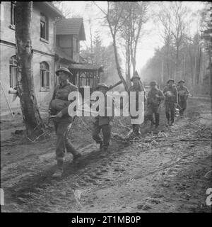 Infantry of 15th (Scottish) Division advance through waist-high corn ...