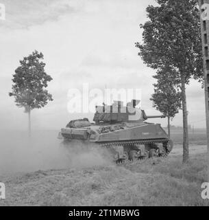 A Sherman tank of 8th Armoured Brigade in Kevelaer, Germany, 4 March ...