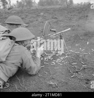 British Bren gun team in action in North Africa WW11. The the mainstay ...