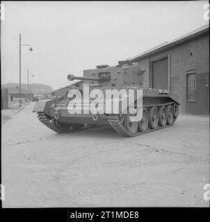 Cruiser tank Mk VIII Centaur (A27L) equipped with a Mk 5 6-pounder gun ...