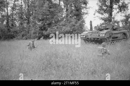 British Tanks Nw Europe 1944-45 A Churchill tank of 'B' Squadron, 107th ...