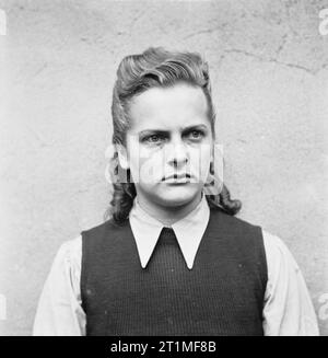Irma Grese, who was in charge of the Bergen Belsen death cells ...