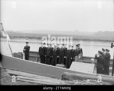 Rear-admiral Rogers Attends the Commisioning of a New Motor Minesweeper ...