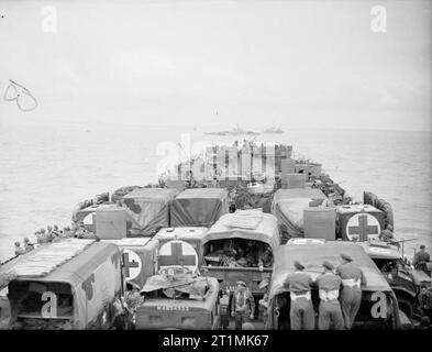 NORMANDY WW2 INVASION 1944 LST-517 amphibious (landing ship tank ...