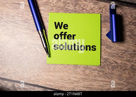 On white puzzles there is an inscription - We offer solution. Financial ...