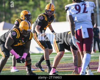 October 14, 2023: Bethune Cookman quarterback Luke Sprague (5) is ...