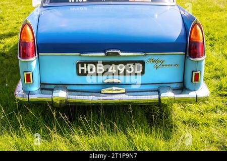 two tone blue classic vintage 1960s BMC Farina Riley 4/72 car Stock ...