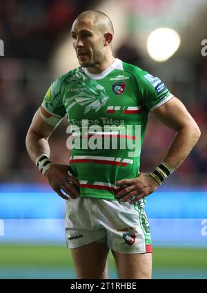 Leicester Tigers' Mike Brown during the Gallagher Premiership match at ...