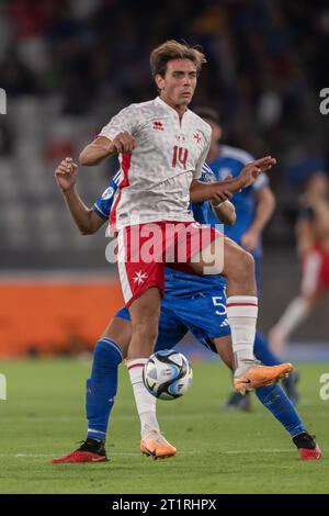 Alexander Satariano (Malta) during the UEFA "European Qualifiers ...