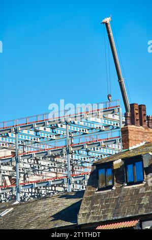 Construction of new civil service offices in Blackpool,UK Stock Photo ...