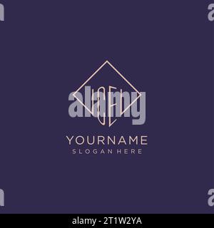 CE initial square logo design, modern and luxury real estate logo style ...