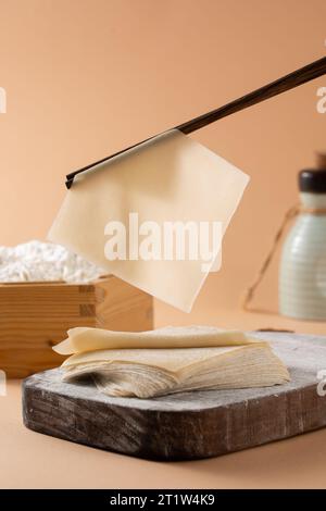 won ton wrapper,Ingredient for making chinese dumpling wantan Dim sum ...