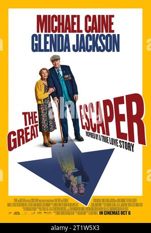 The Great Escaper Glenda Jackson & Michael Caine poster Stock Photo - Alamy