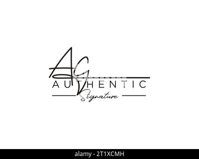 AC Signature Logo Template Vector Stock Vector Image & Art - Alamy