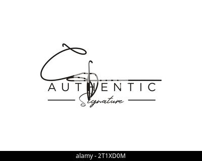 CF Letter Signature Logo Template elegant design logo. Hand drawn ...