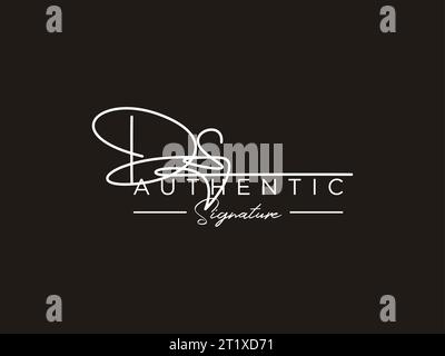 DS Signature Logo Template Vector Stock Vector Image & Art - Alamy