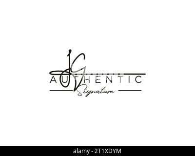 JC Signature Logo Template Vector Stock Vector Image & Art - Alamy