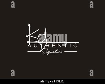 KD Handwritten Signature logo - Vector Logo Template for Beauty ...
