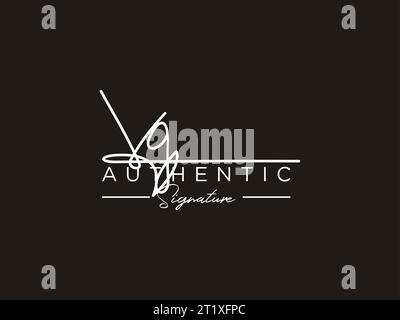 VG Signature Logo Template Vector Stock Vector Image & Art - Alamy