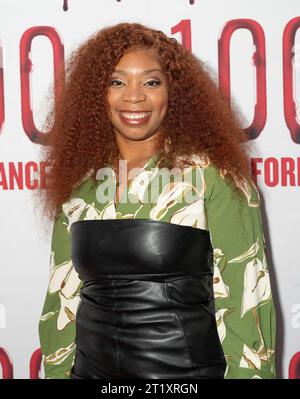 Ari Groover attends celebration of 100th performance of Little Shop of ...