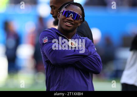 Baltimore Ravens wide receiver Zay Flowers (4) in action during the ...
