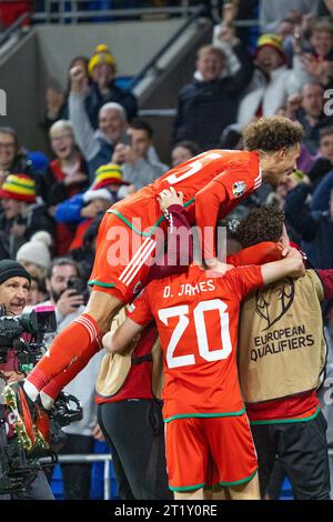 Ethan Ampadu of Wales in action. Wales v Liechtenstein, FIFA World Cup ...