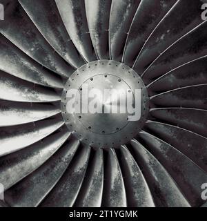 Close-up of a CFM56 turbofan engine nacelle on an Air Malta Airbus A320 ...