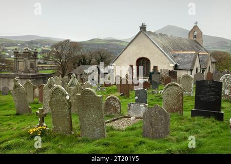 Kirk Maughold Church - Isle of Man. Douglas, Isle of Man Stock Photo ...